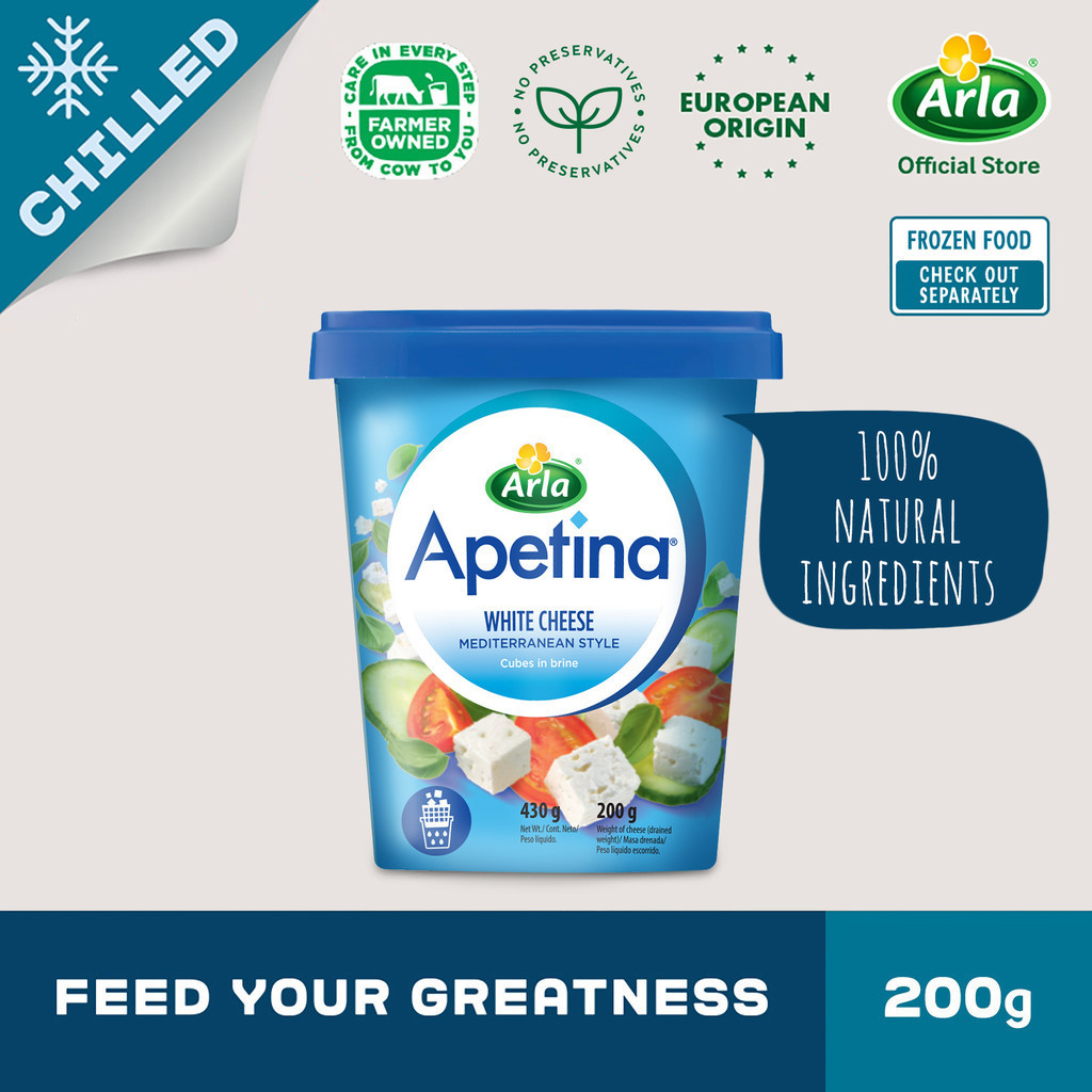 Arla Apetina White Cheese in Brine 200g | Shopee Philippines