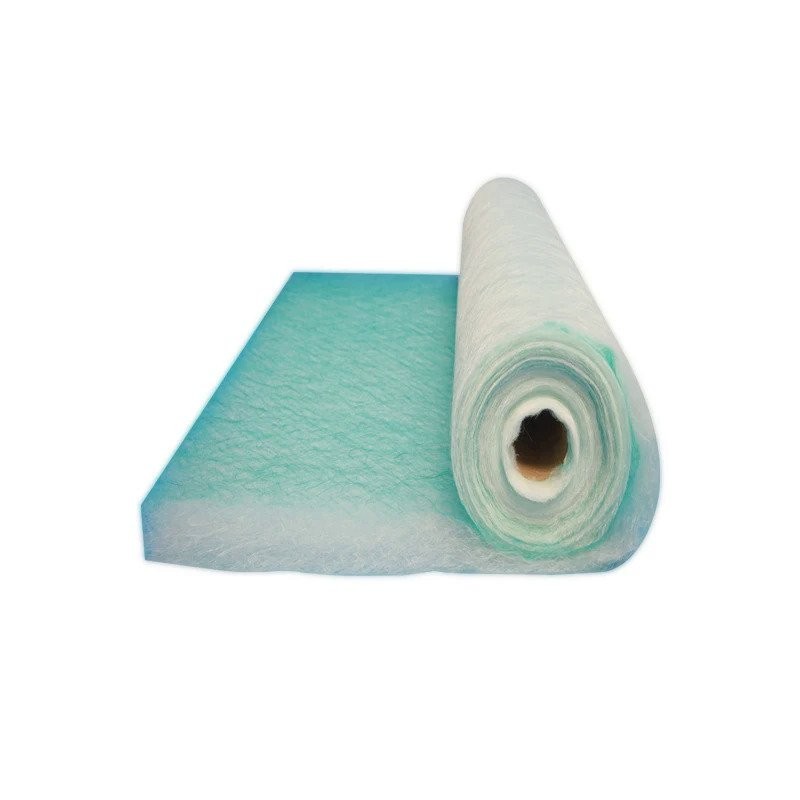 Fiberglass media spray booth floor filter roll with G2-G4 filtration ...