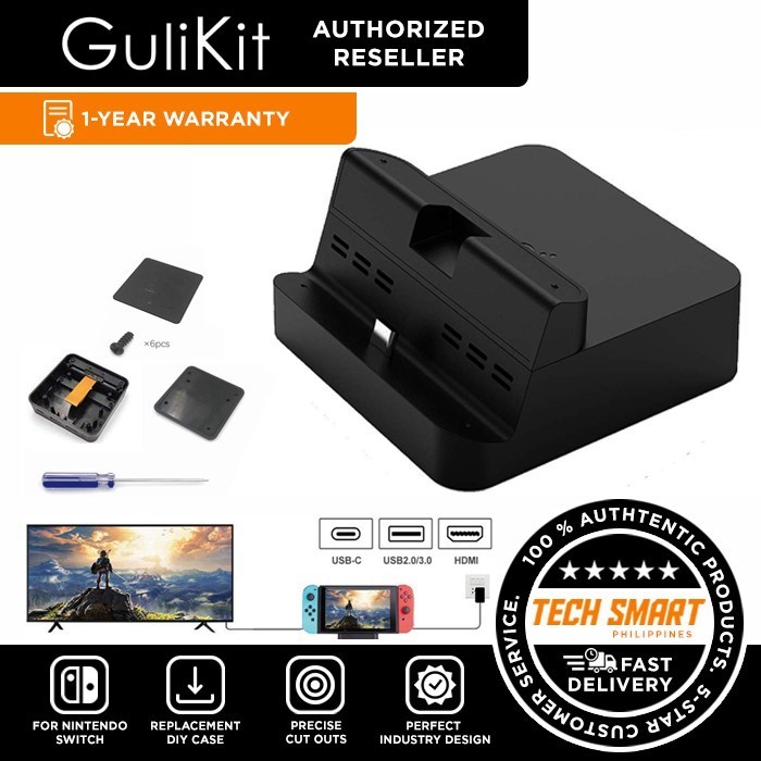 Gulikit DIY Replacement Pocket Dock for Nintendo Switch, Portable DIY ...