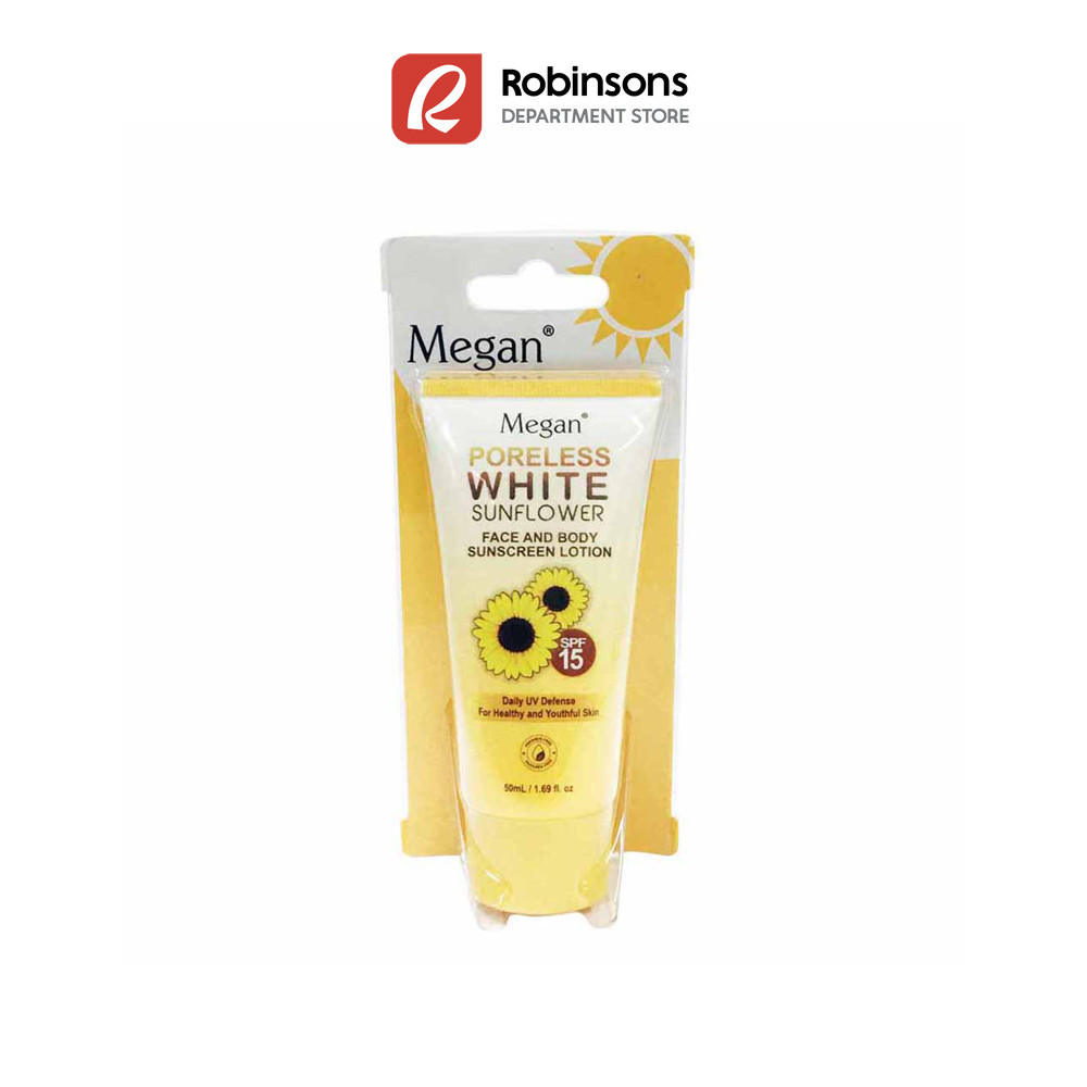 Megan Sunflower Sunscreen Lotion 50ml | Shopee Philippines