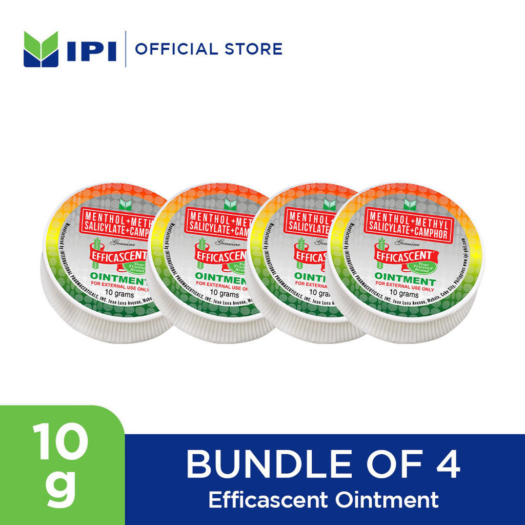 Efficascent Ointment 10g [Bundle of 4] | Shopee Philippines