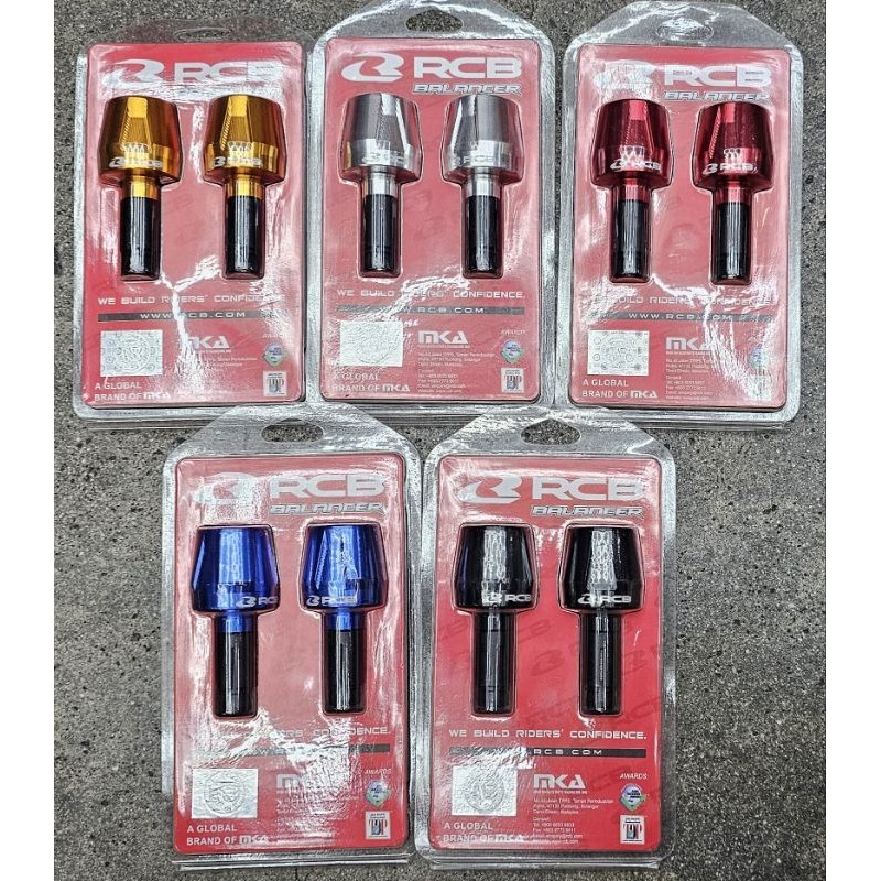RCB BAR END M5 / UNIVERSAL / END GRIP / RACING BOY | Shopee Philippines