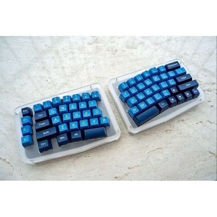 ☀Split Keyboard Kit Hotswap if-alice 2.4g Wireless Gaming Mechanical ...