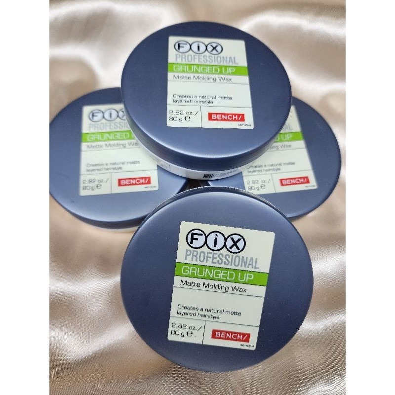 BENCH Fix Professional Grunged Up Matte Molding Wax 80g | Shopee ...