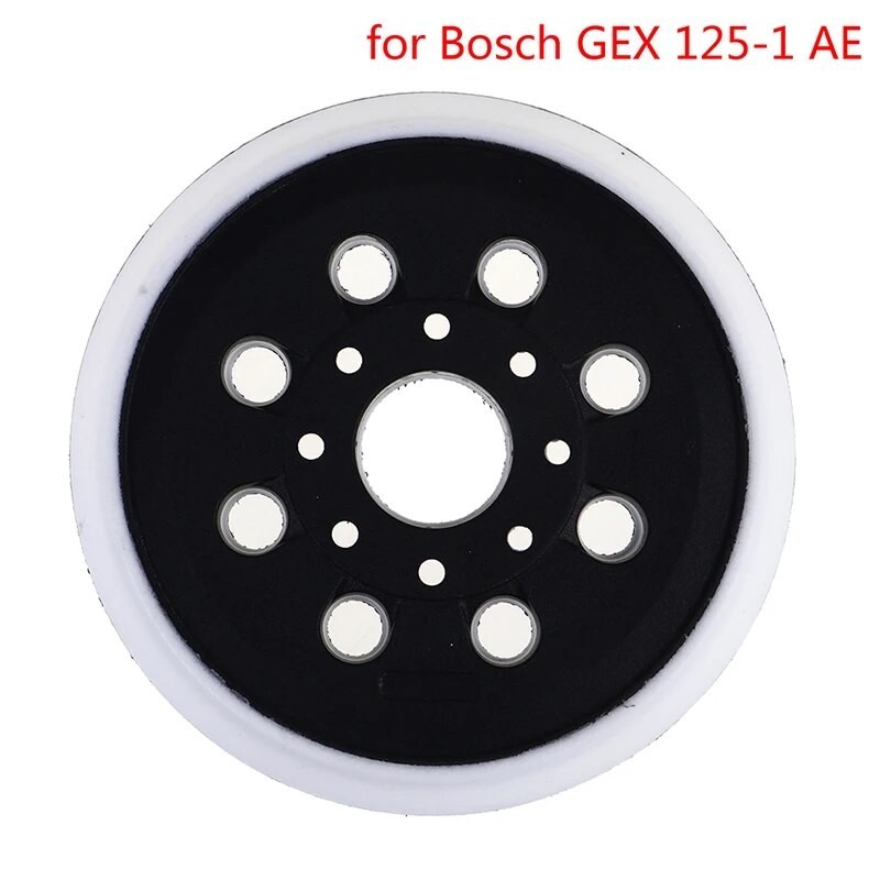 ☁Hook And Loop Backing Pad 5 Inch 125mm Sanding Pad for Bosch GEX 125-1 ...