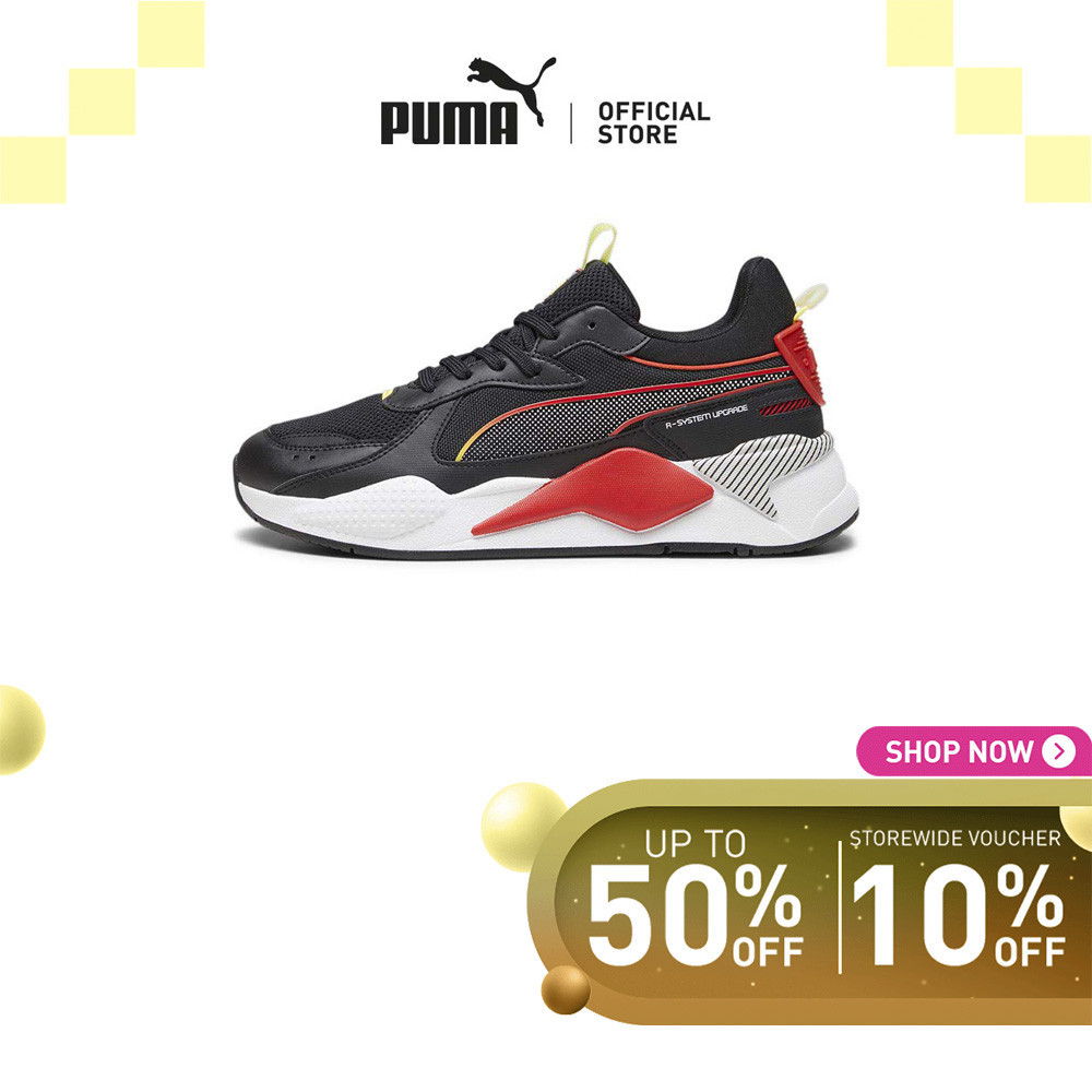 [NEW] PUMA Unisex RS-X 3D Sneakers (Black) | Shopee Philippines