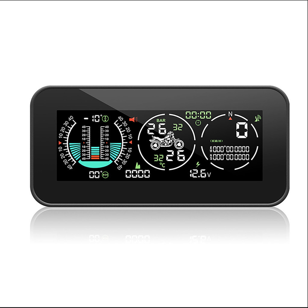 NEW Design Motorcycle Speedometer Display TPMS Monitoring HUD Slope ...