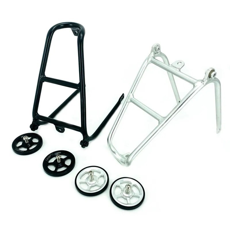 ~Folding Bike Luggage Carrier For Brompton Rear Rack Q-Type Aluminum ...