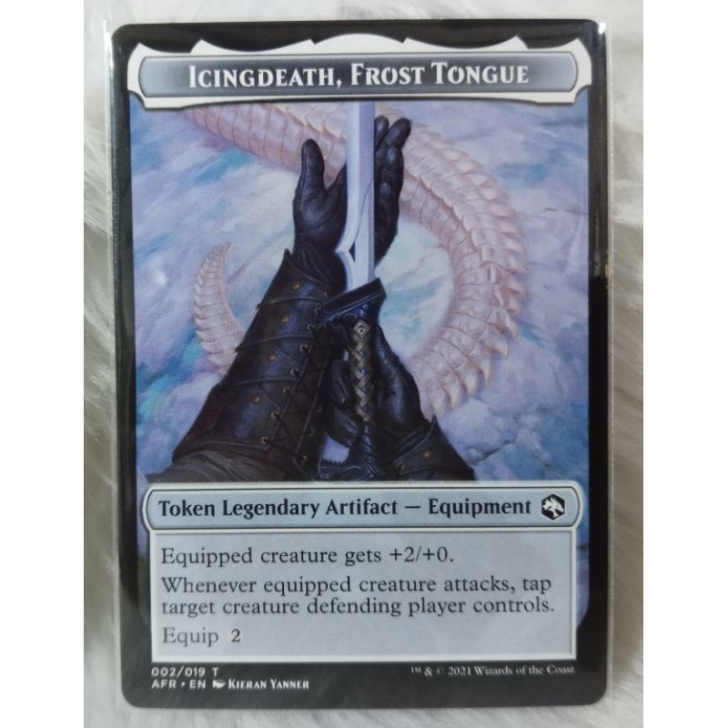 Icingdeath/Icingdeath//Treasure (Foil), Frost Tongue Token - Adventures ...