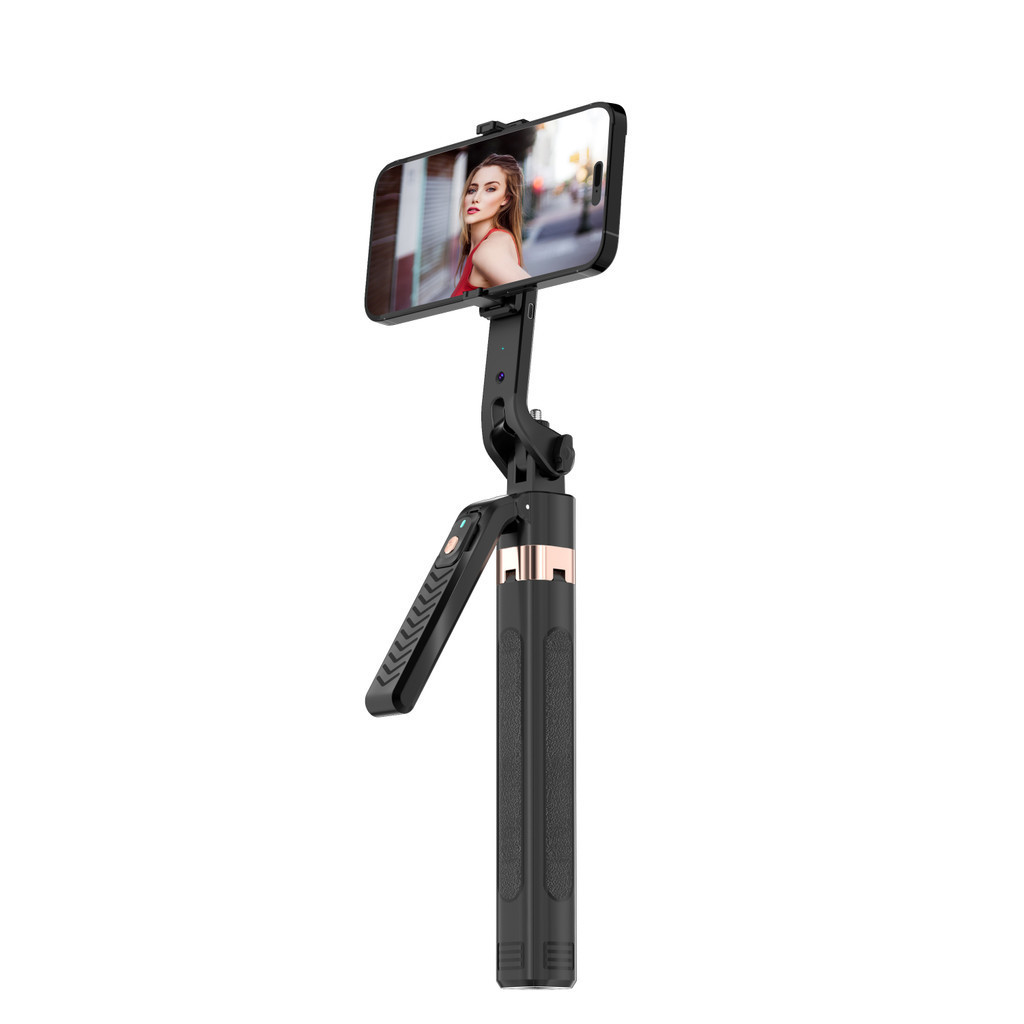 All in one portable gimbal selfie stick with AI face track 360 degree ...