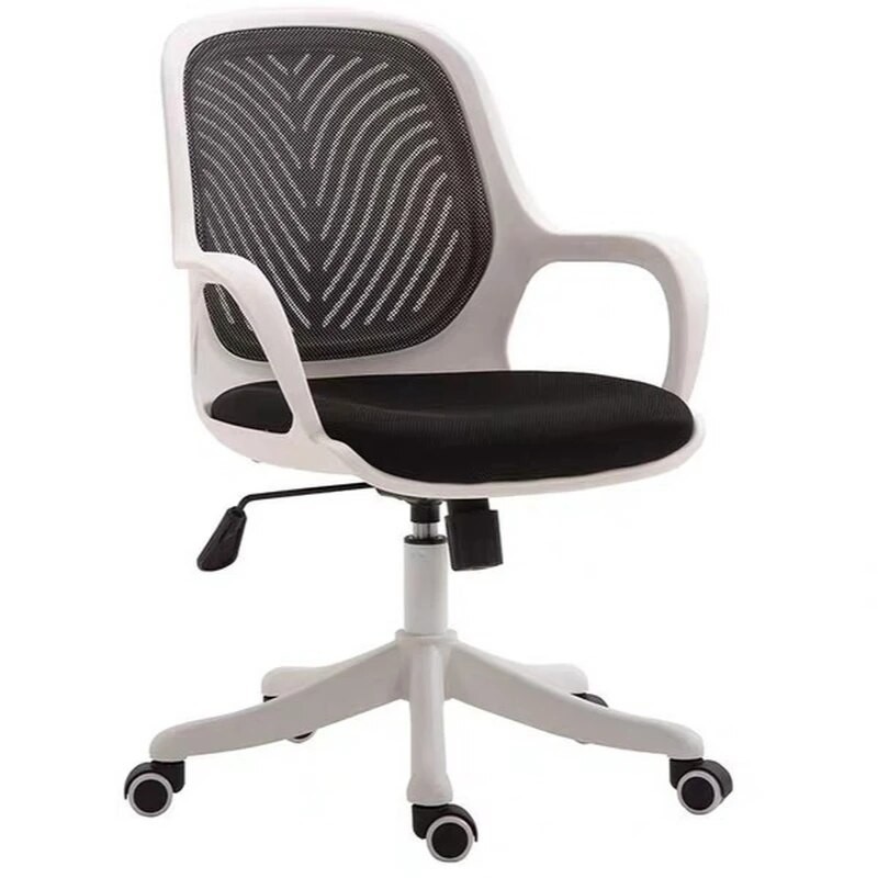 Modern simple home office chair net chair adjustable height swivel ...
