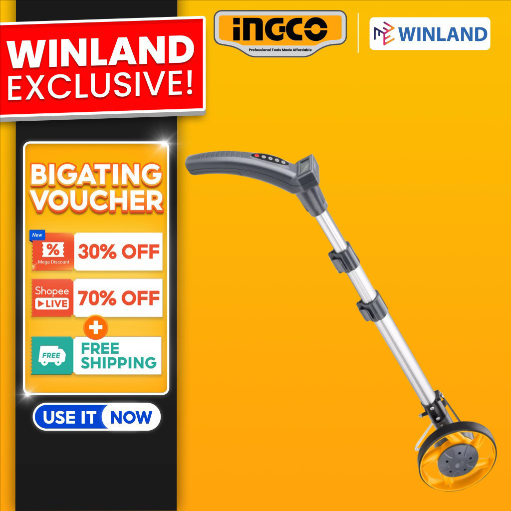 Ingco by Winland Digital Display Measuring Wheel HDMW01, HDMW45 ...