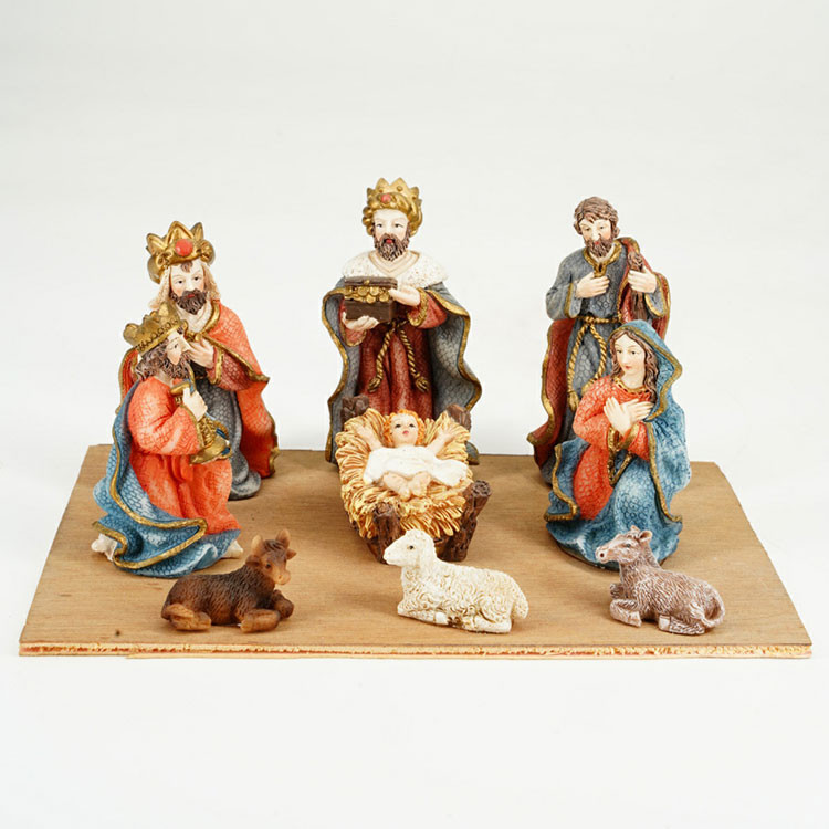 Jiayi Nativity Set Christmas Nativity Set Polyresin Jesus Figure Statue ...