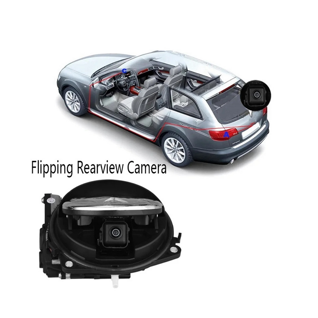 99c Flip Rear View Camera Trunk HD Camera Car for VW Badge Passat B8 B6 ...