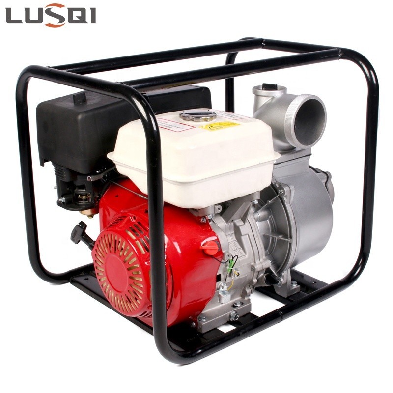 China 4 inch 100mm 4 Stroke Petrol Water Pumping Machine Manual Hand ...
