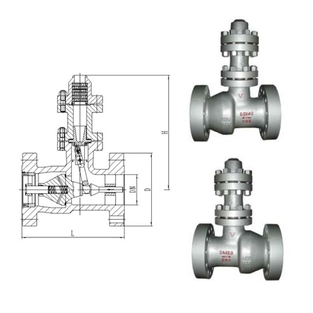 Hot Sale 1500lb (P) Check Valve for Water Pump in Circulating System ...