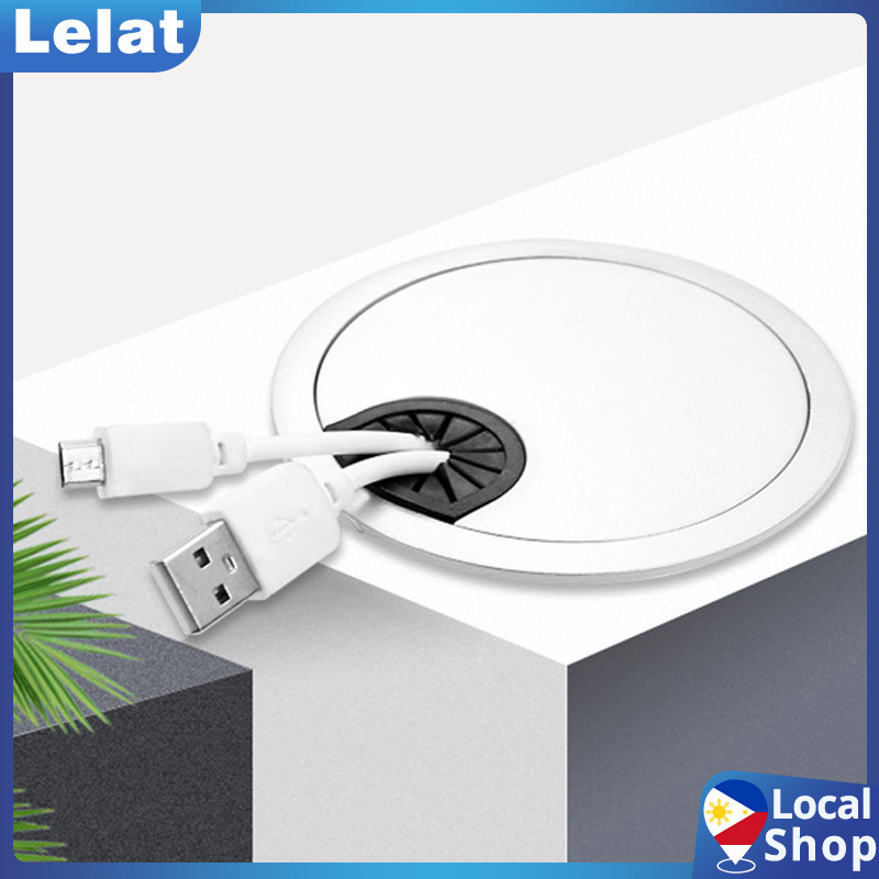Round Wire Hole Cover Desk Table Hole Cover Desk Grommet Cable Wire ...