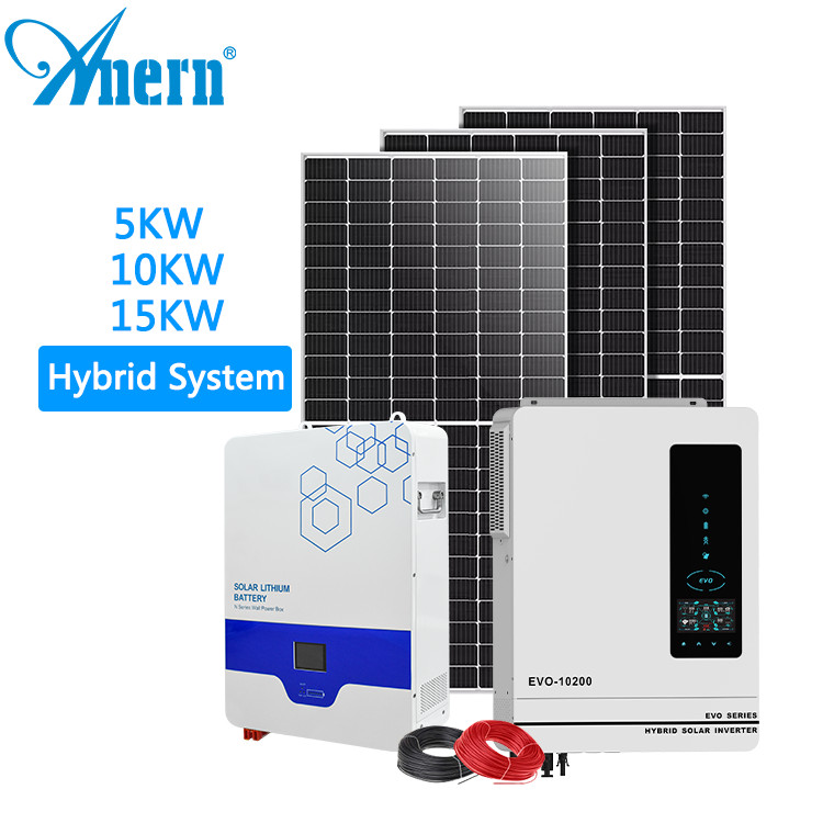 Anern solar kit 3000w solar system installment complete home solar ...