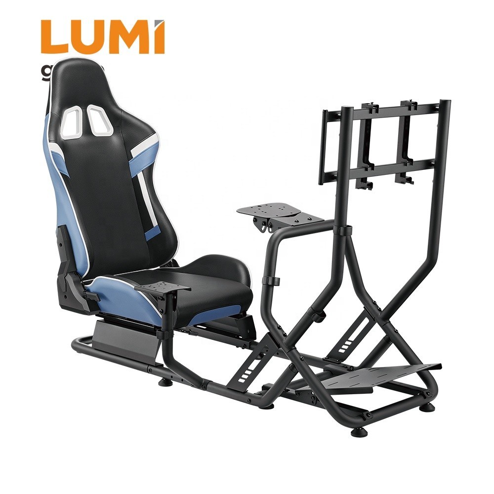 LRS09-BS03 Gaming Racing Sim Simulator Driving Cockpit Rig For Logitech ...