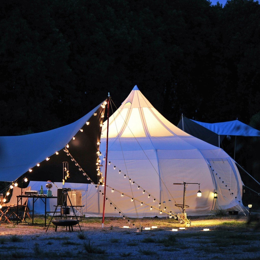 Glamping tent factory camping tent house for custom size glamping ...