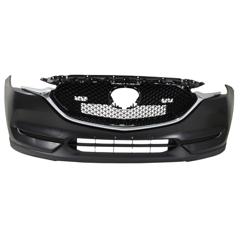 Front Bumper Cover Assembly Grid Upper Grille Trim Assembly for Mazda ...