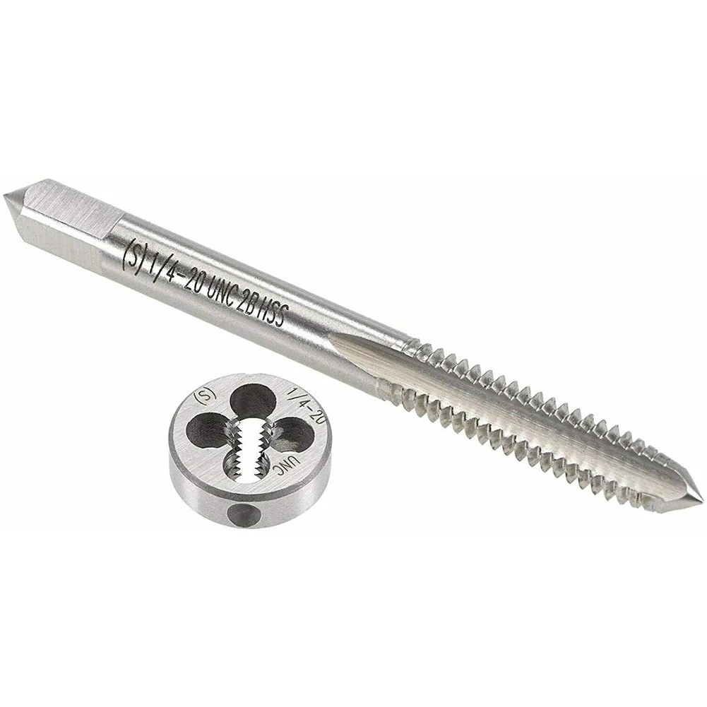 1/4"-20UNCTap And Die Set Machine Thread Tap & Die Set HSS Right Hand ...