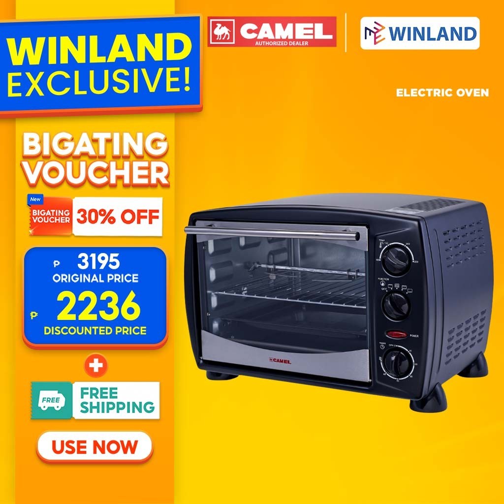 Camel Appliances by Winland 18 Liter Oven for Baking Rotisserie Elite ...