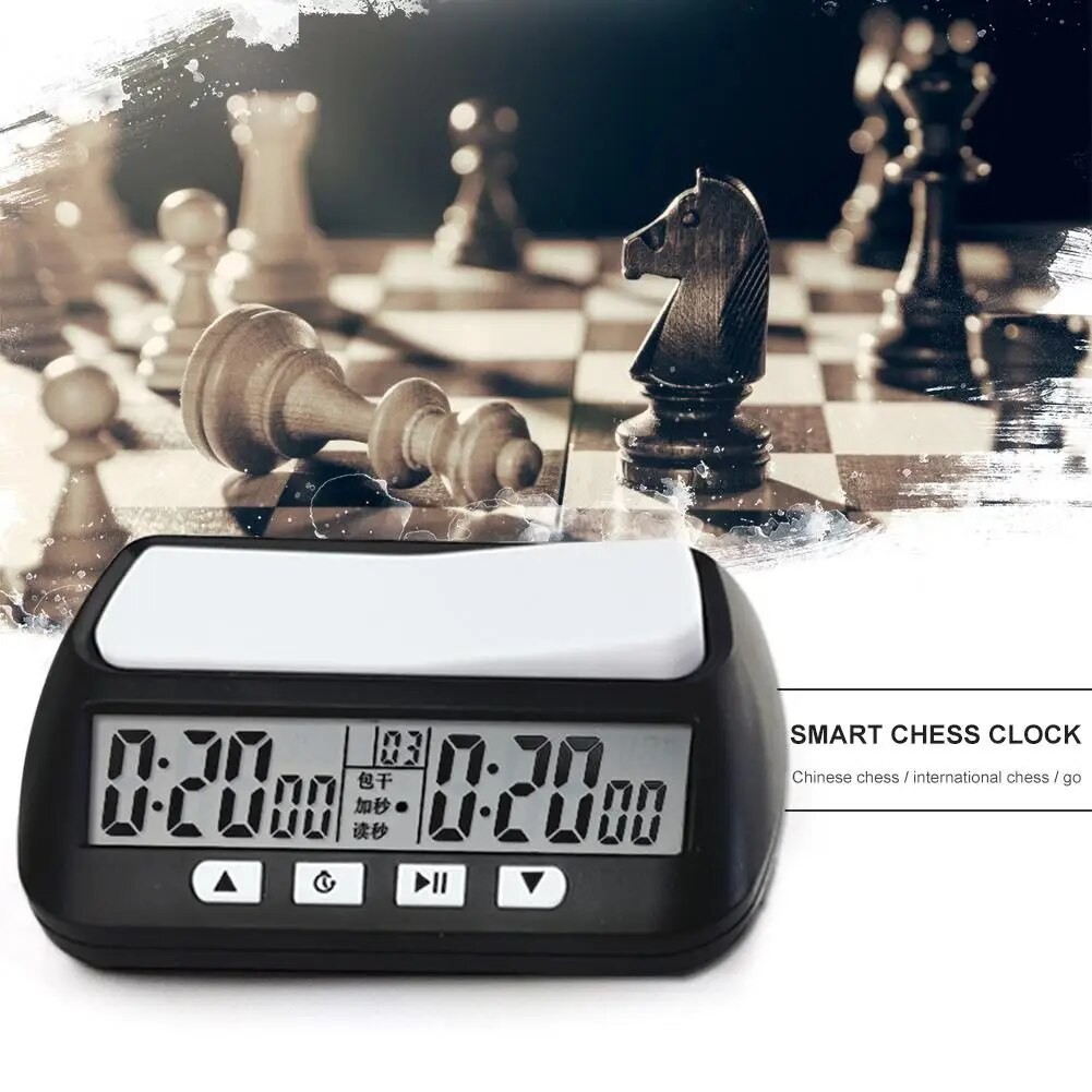 Professional Digital Chess Timer Count Up Down Chess Clock Portable Chess Clock Timer Table ...