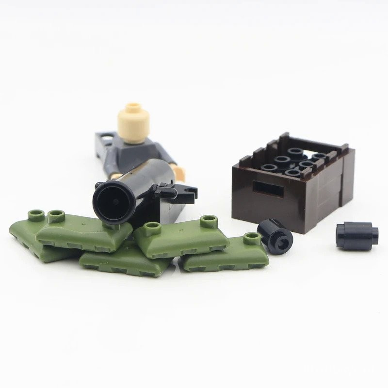 WW2 Military Blocks Roman Army Medieval Soldier Parts Knight Cannon ...
