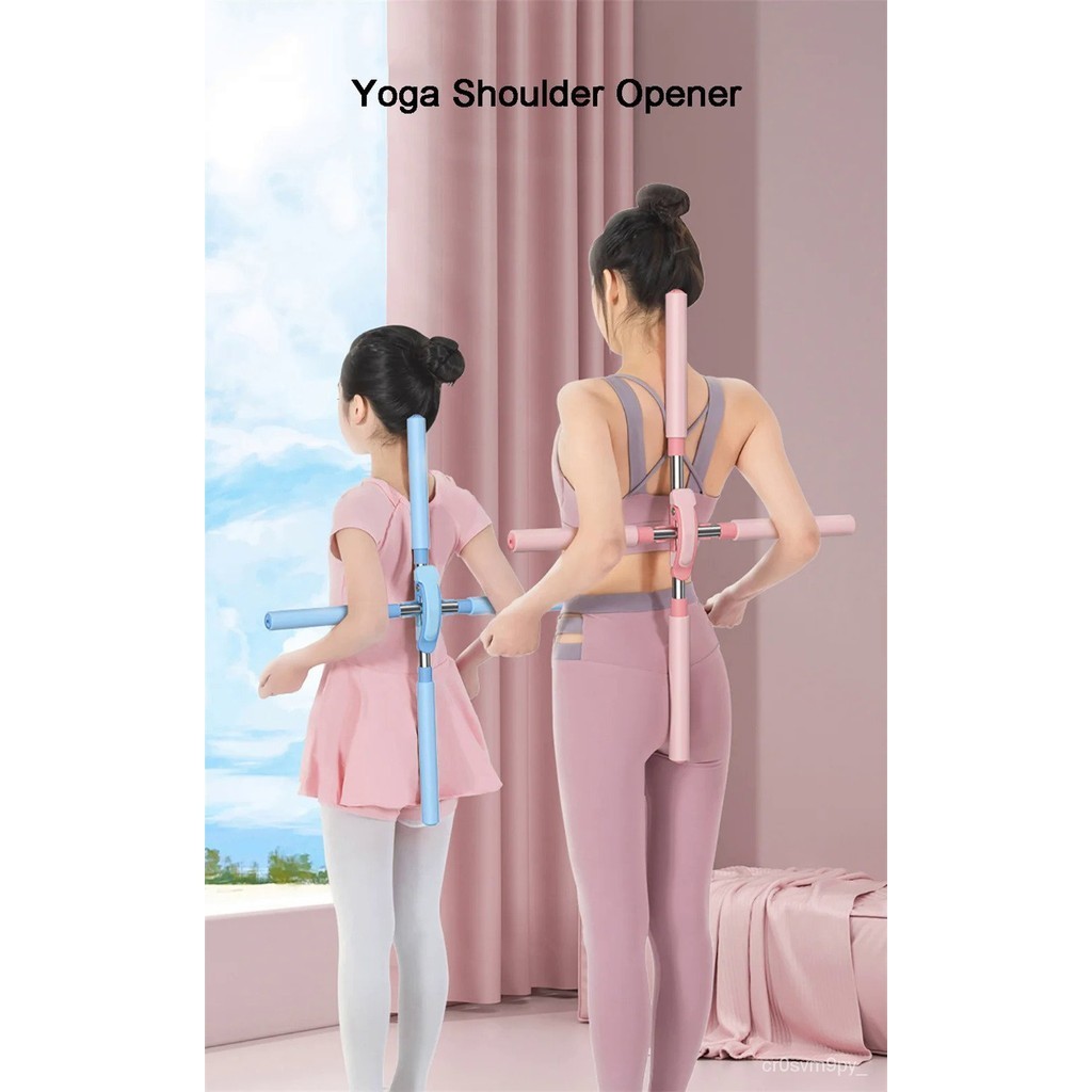 Yoga Stick Hunchback Corrector 80cm Stainless Steel Body FigureTraining ...