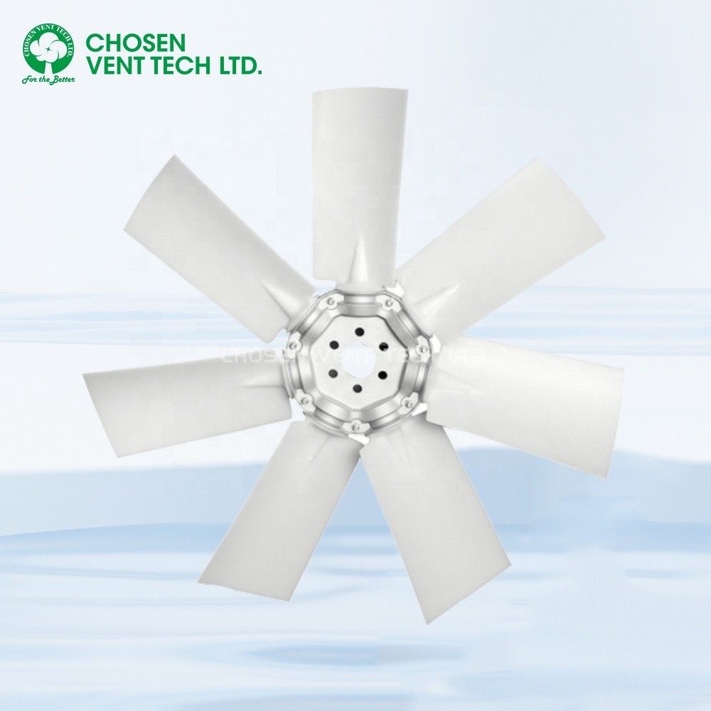 7-Blade Nylon PAG Fan Blade Impeller Axial Fan for Livestock ...