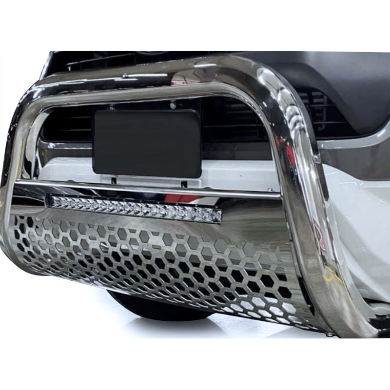 4x4 Pick up Steel Bull Bar Car Nudge Bar Front Bumper with led lights ...
