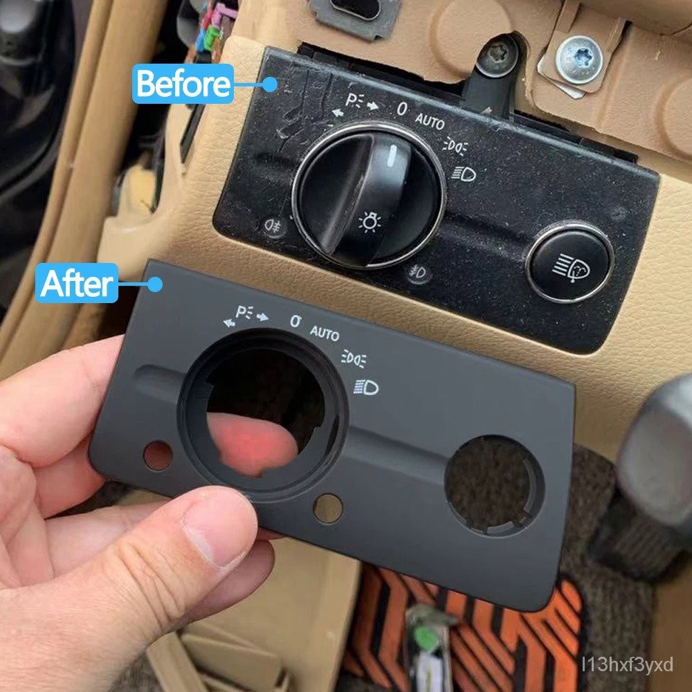 LHD Front Left Dashboard Headlight Lamp Switch Cover Trim Replacement ...