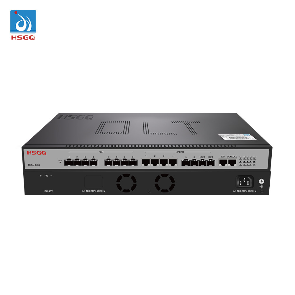 HSGQ-G08LGPON OLT 8 Port with 2*10G uplink FTTH GPON OLT | Shopee ...