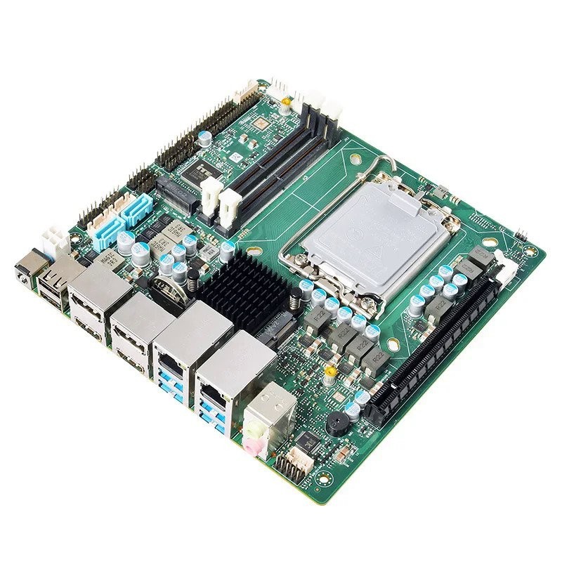 JJK9 Piesia Mini ITX Motherboard H610 Q670 12th Gen LGA 1700 DDR5 64GB ...