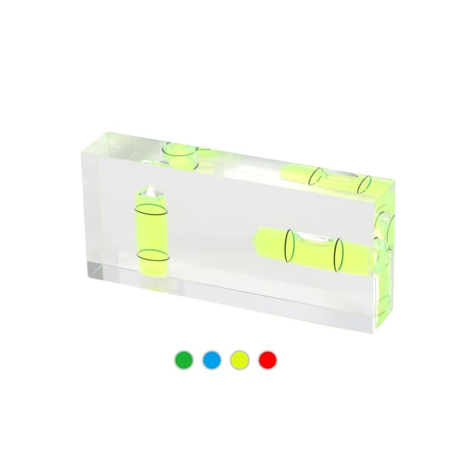 Mini Acrylic Tube Bubble Spirit Level Vial Measuring Level Measuring ...