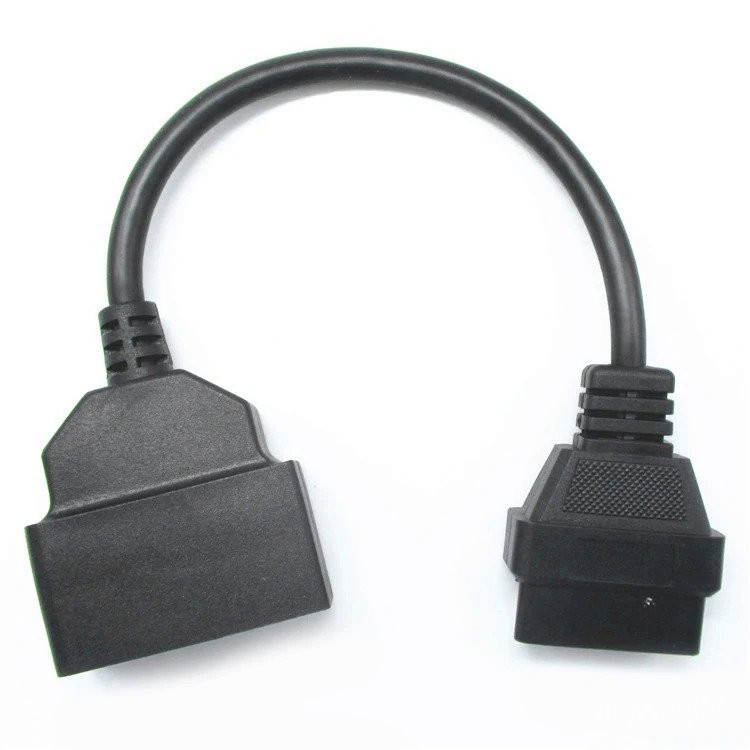 Car Tools 22 Pin OBD1 To 16 Pin OBD2 Converter Adapter Cable For TOYOTA ...