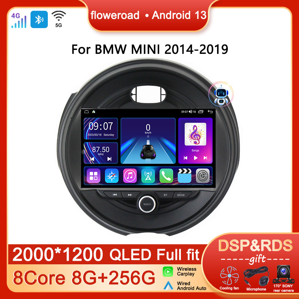 ☛Auto Car Radio For BMW MINI COOPER F54 F55 F56 F60 2014-2019 Android ...