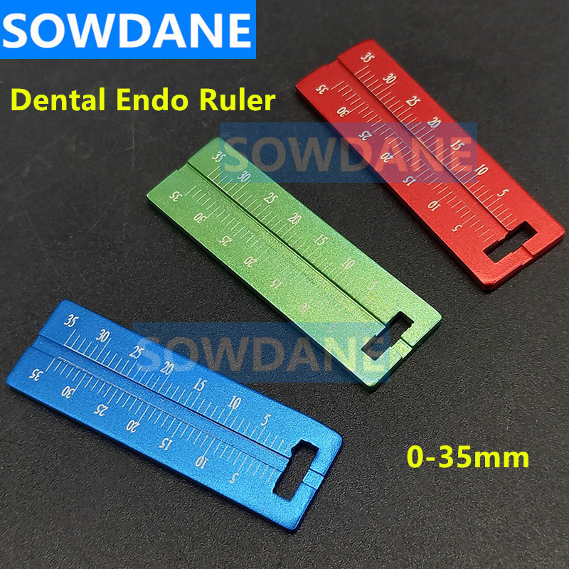 5pcs/10pcs/20pcs Dental Endo Ruler Span Measuring Ruler Scale Colorfast ...