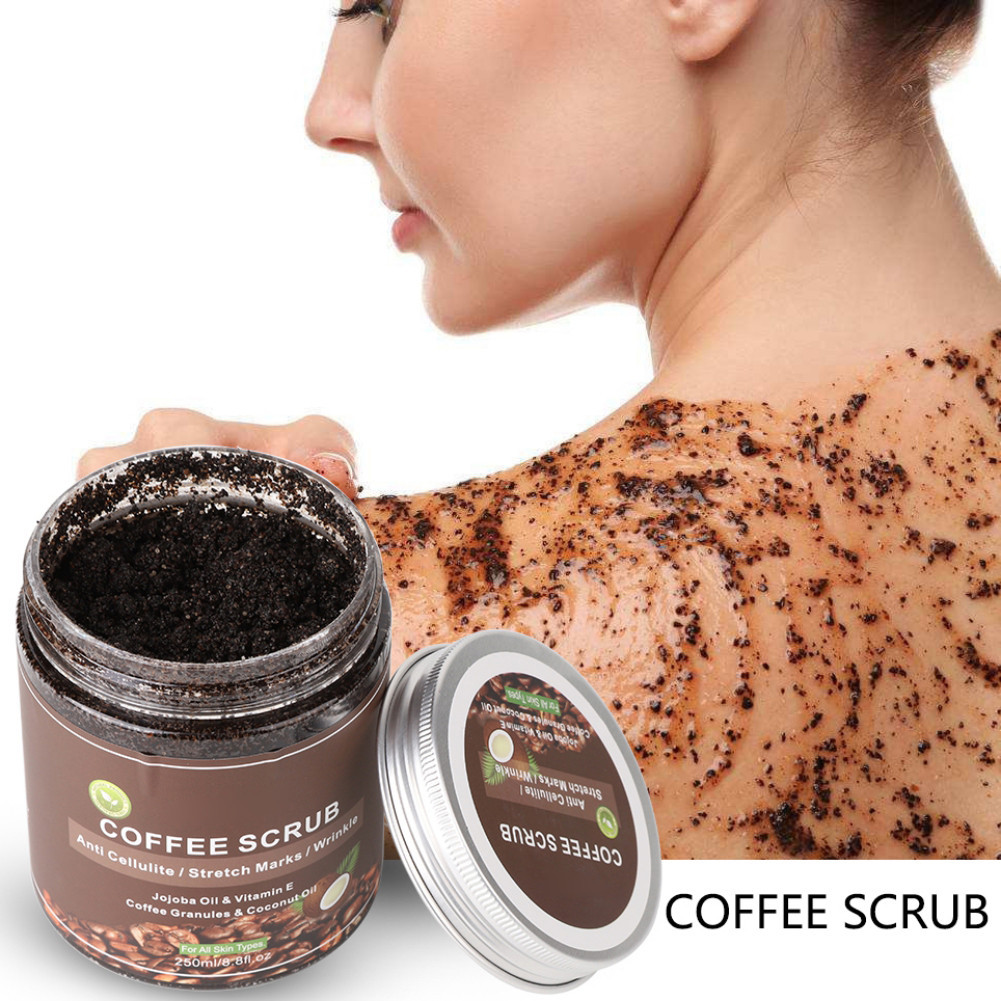 Coffee Scrub Body Scrub Exfoliators Cream Facial Dead Sea Salt For ...