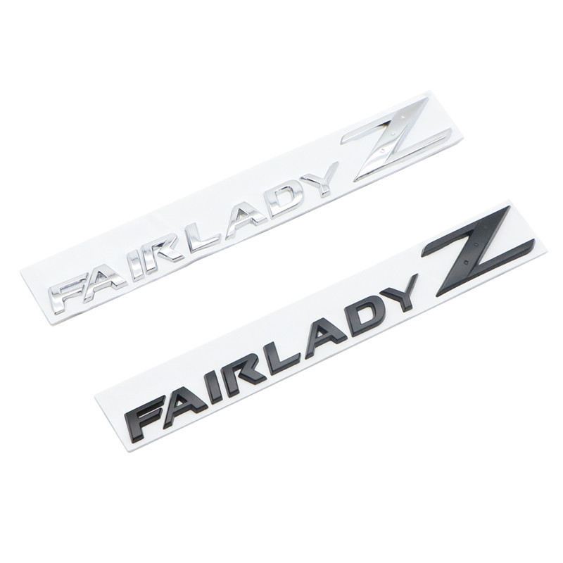 ☭Car Metal Fairlady Z Letters Logo Trunk Body Badge Emblem Decals ...