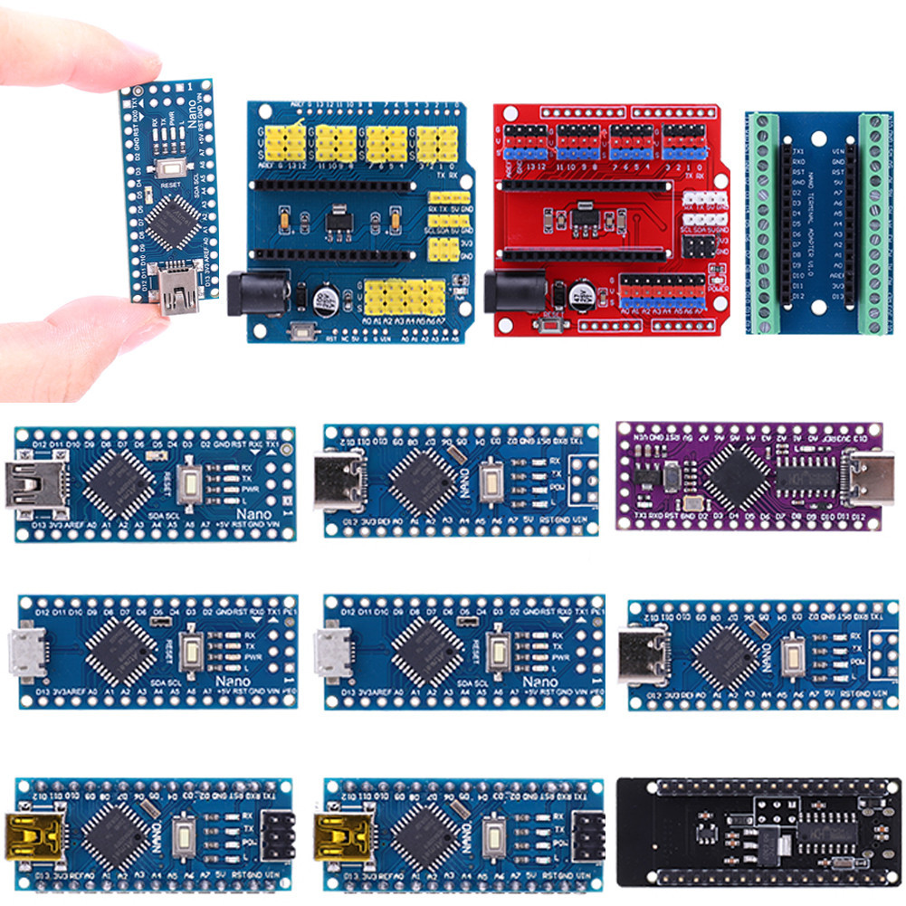 For Arduino Nano 3.0 Atmega328 Controller Compatible Board WAVGAT Module PCB Development ...