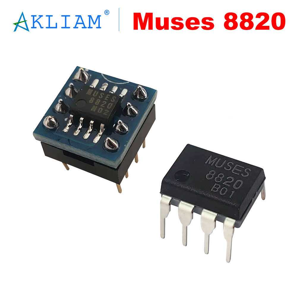 AkLIAM Original Muses8820 JRC Muses 8820 Op Amp SOP8 to DIP8 High Quality Audio Dual Operational ...