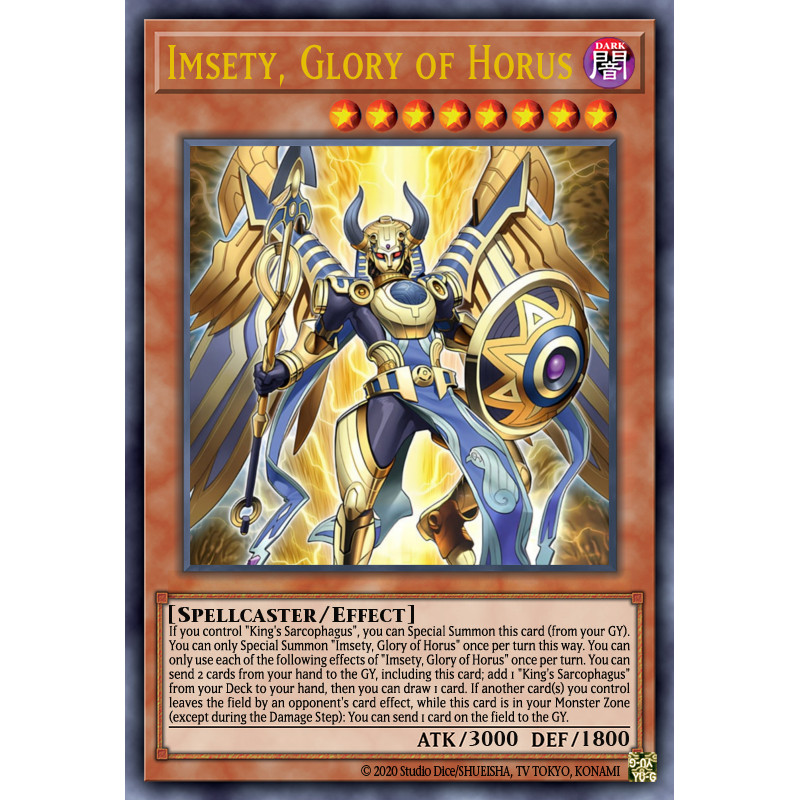 Imsety, Glory of Horus (CASUAL/PLAYTEST ONLY, REQUEST AVAILABLE ...