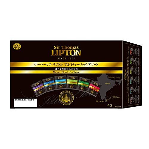 Sir Thomas Lipton Sir Thomas Lipton tea 6 types assorted tea bags x 60 ...