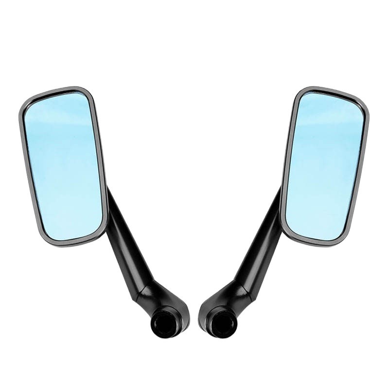 HD Glass Side View Side Mirrors for Motorbikes with Rear View Mirrors ...