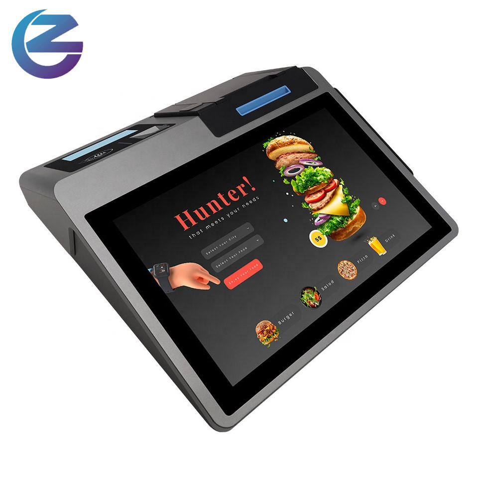 Restaurant food order desktop POS machine Z100 dual screen 10.1 inch ...