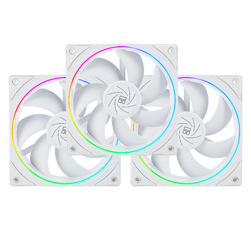 Thermalright TL-S12W X3 white argb 12cm chassis fan ARGB 4PIN PWM PC ...