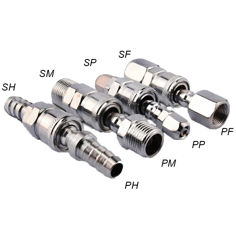Pneumatic fitting C type quick connector high pressure coupling SP SF ...