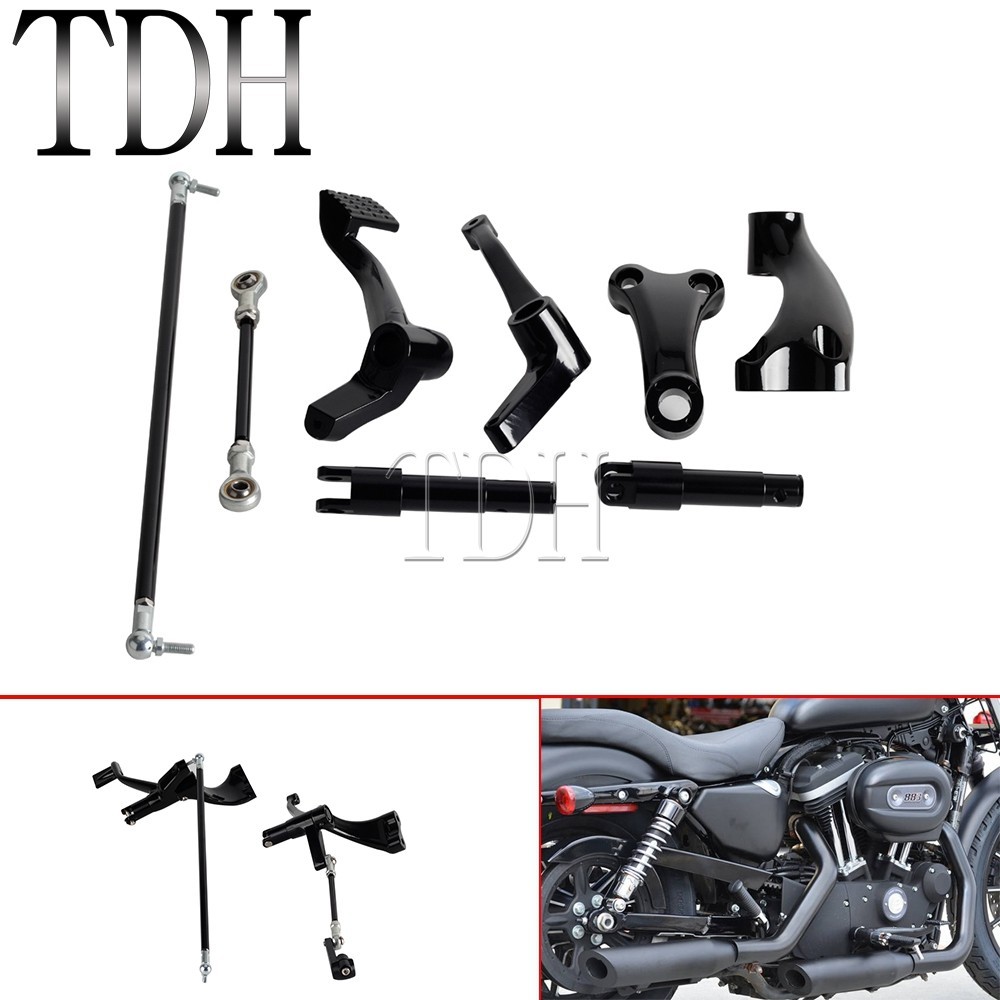 Forward Controls Complete Pegs Levers Linkages Kit For Harley Sportster ...